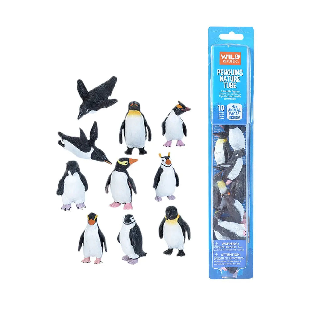 Wild Republic Tube of Penguin Figurines Games and Action Toys – Wild ...