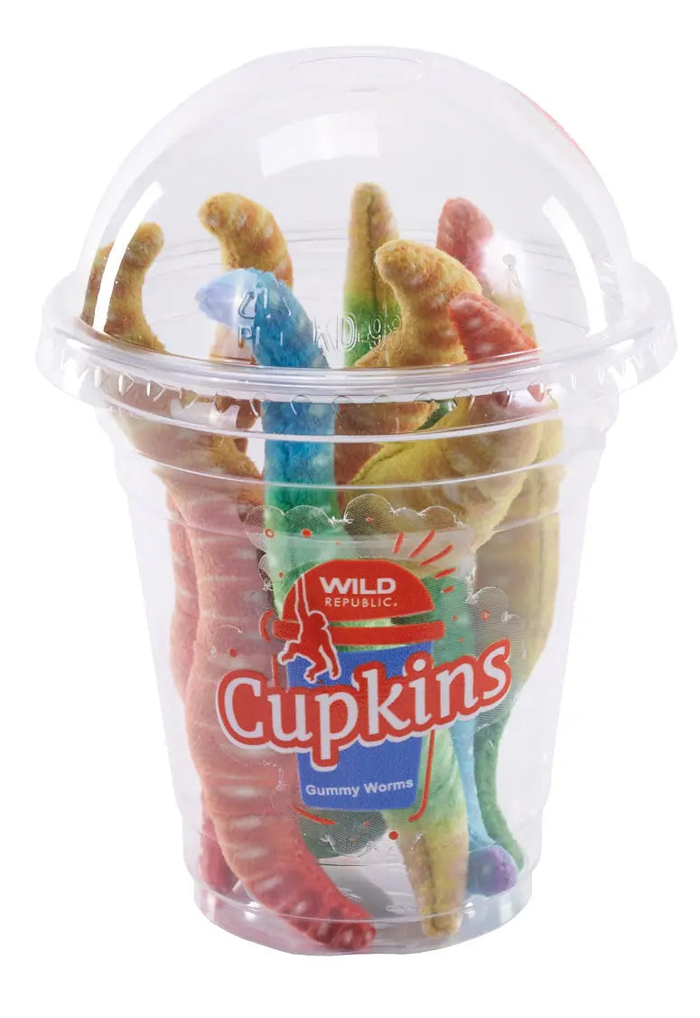 Wild Republic Cupkins Gummy Worms Stuffed Animals – Wild Republic
