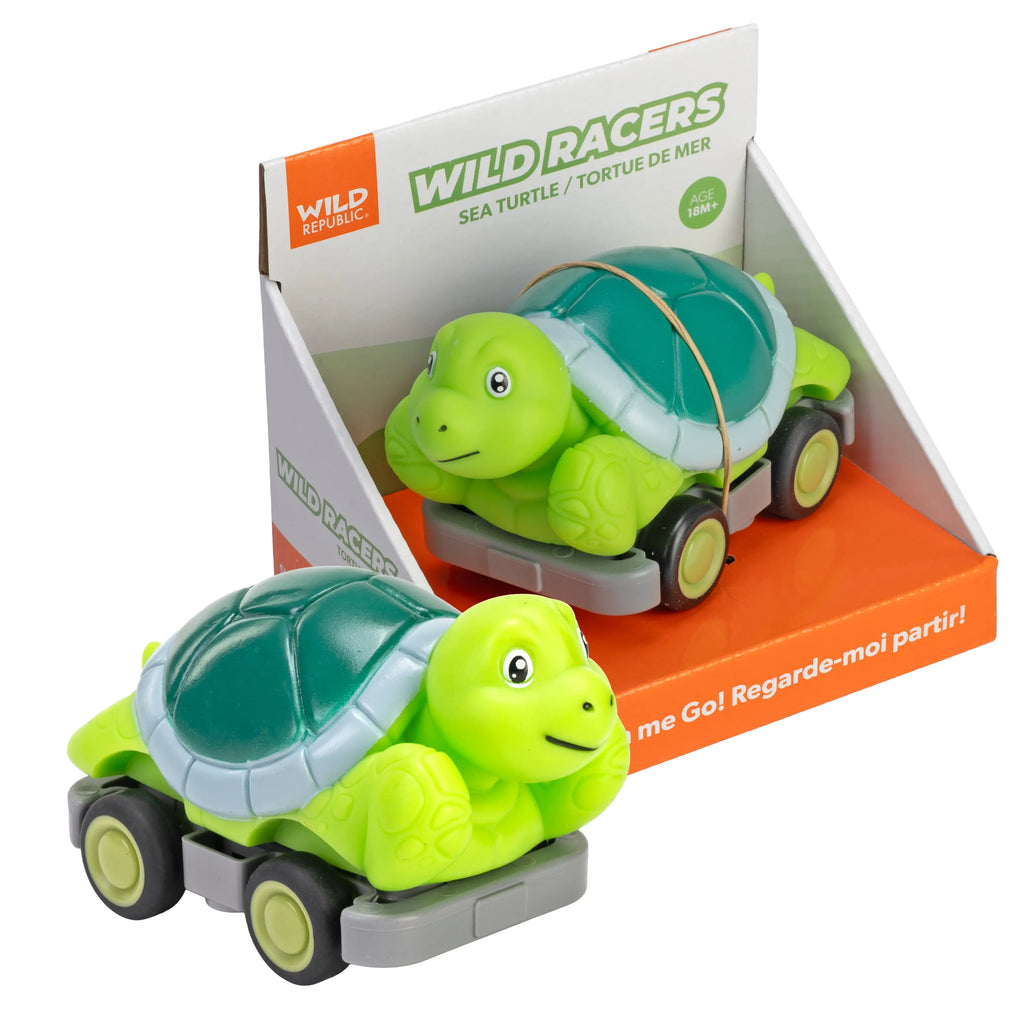 Wild Republic Wild Racers Sea Turtle Toy - 4.5" Games and – Wild Republic