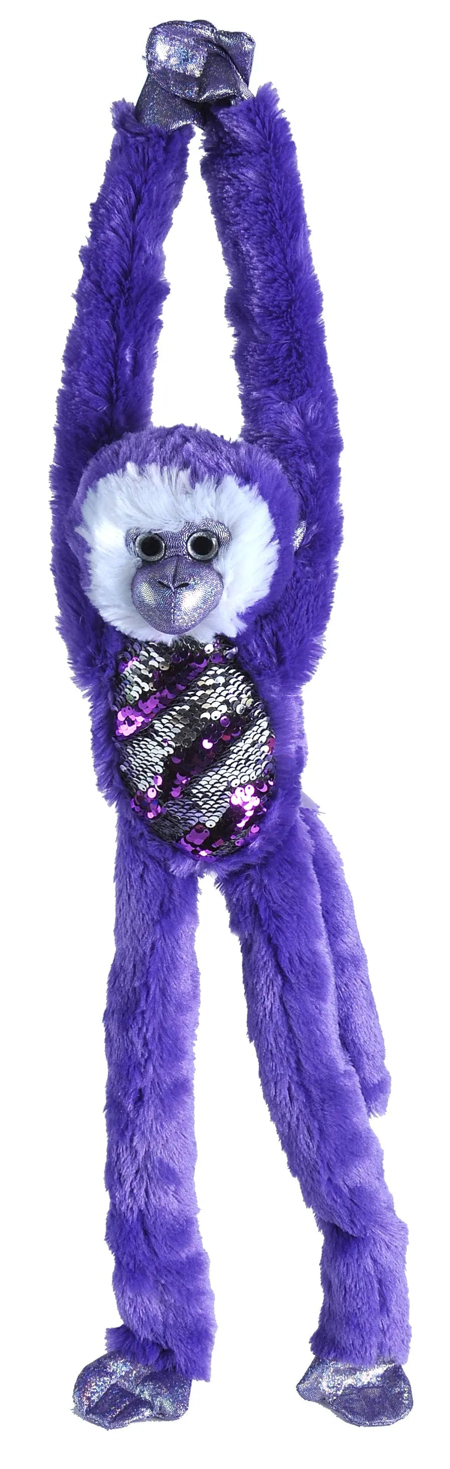 Wild Republic Sequin Purple Monkey Stuffed Animals – Wild Republic