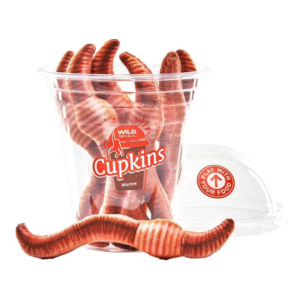 Wild Republic Cupkins Worms Stuffed Animals – Wild Republic